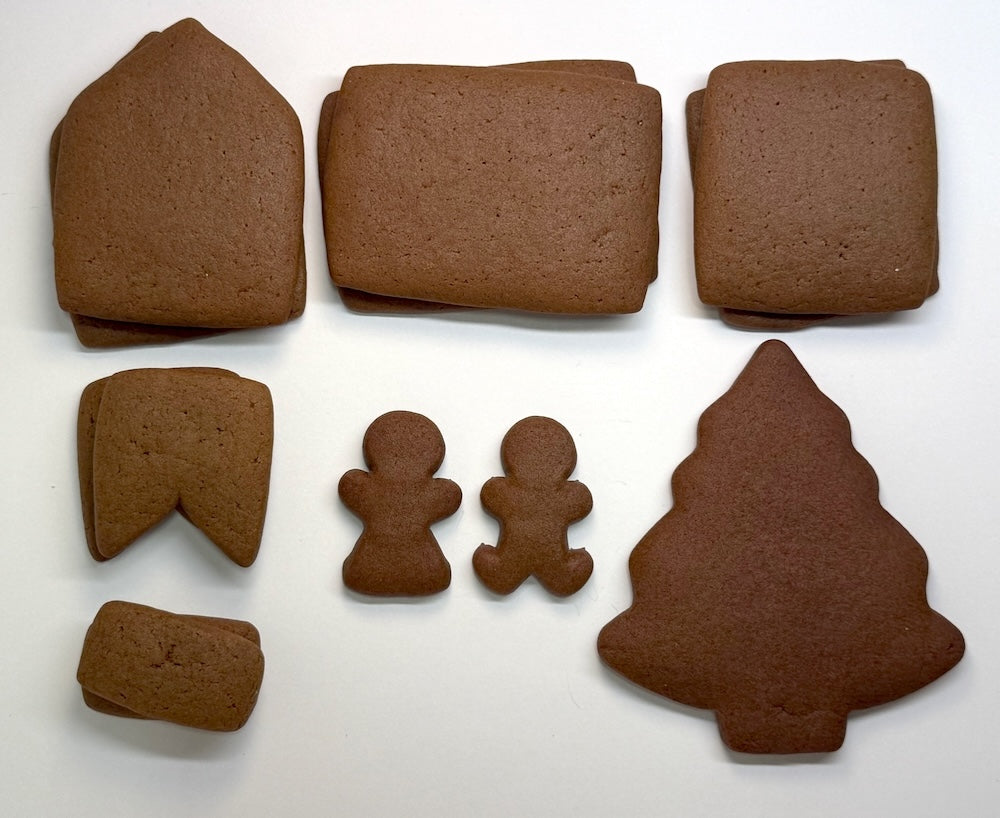 Cabin Gingerbread House – Parts Only – Gingerbread Traditions Inc